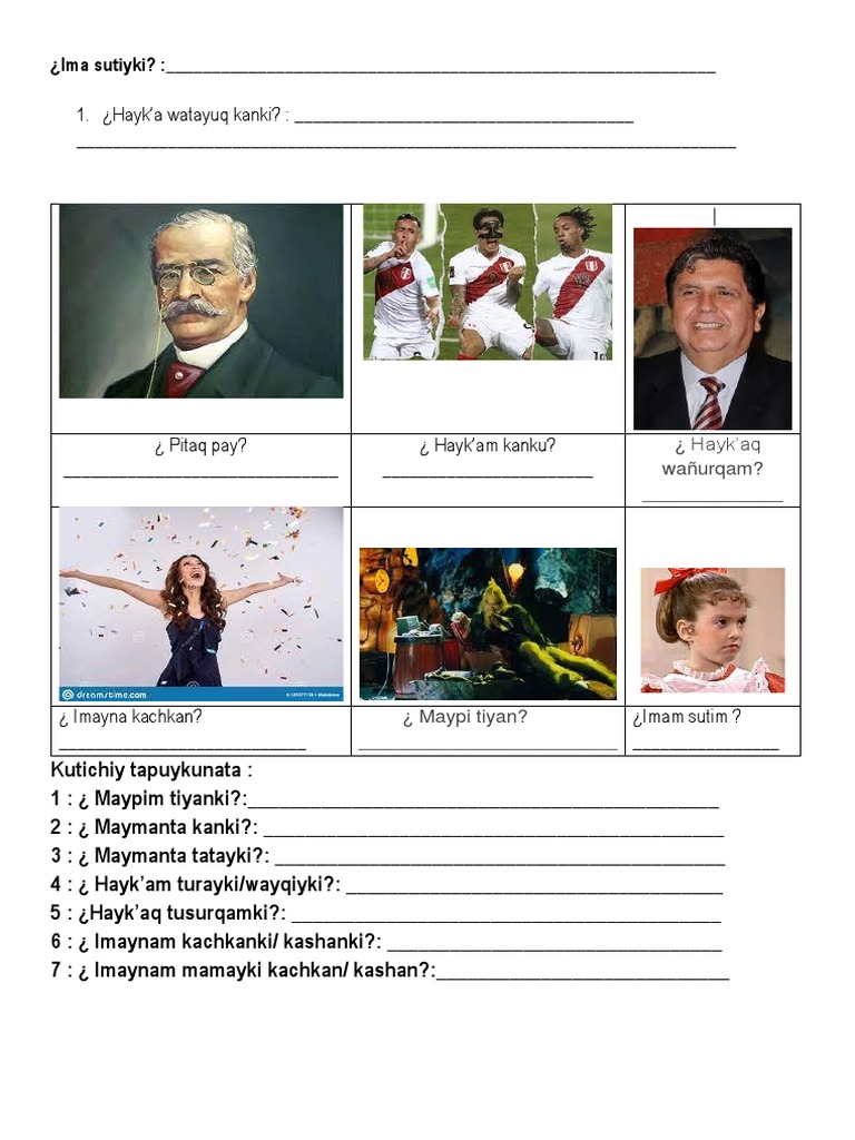 Práctica Con Los Pronombre Interrogativos 2 | PDF