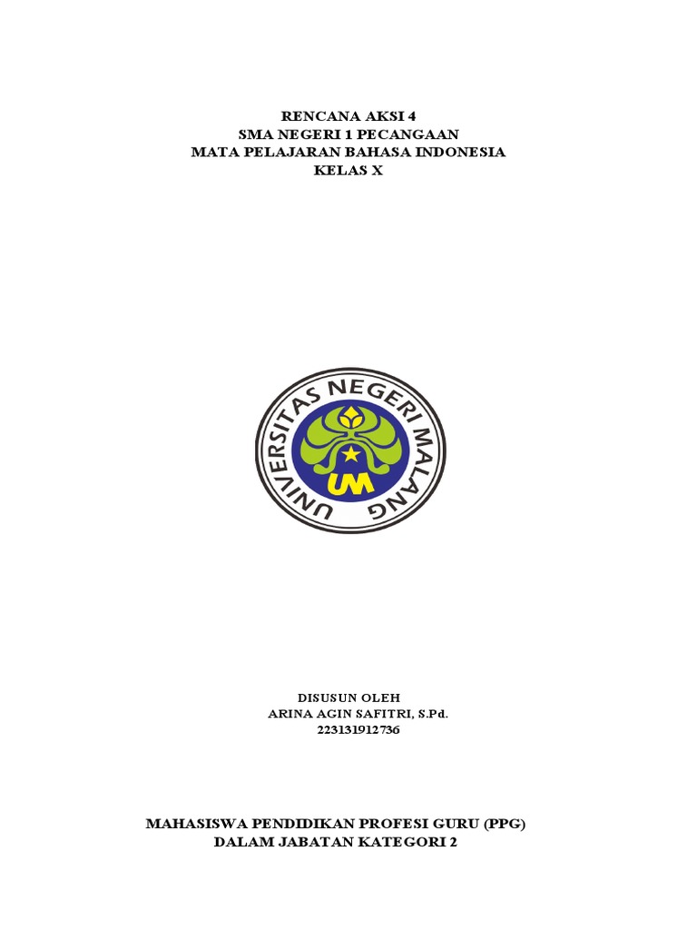 Uji Kompre 2 Rencana Aksi 4 | PDF