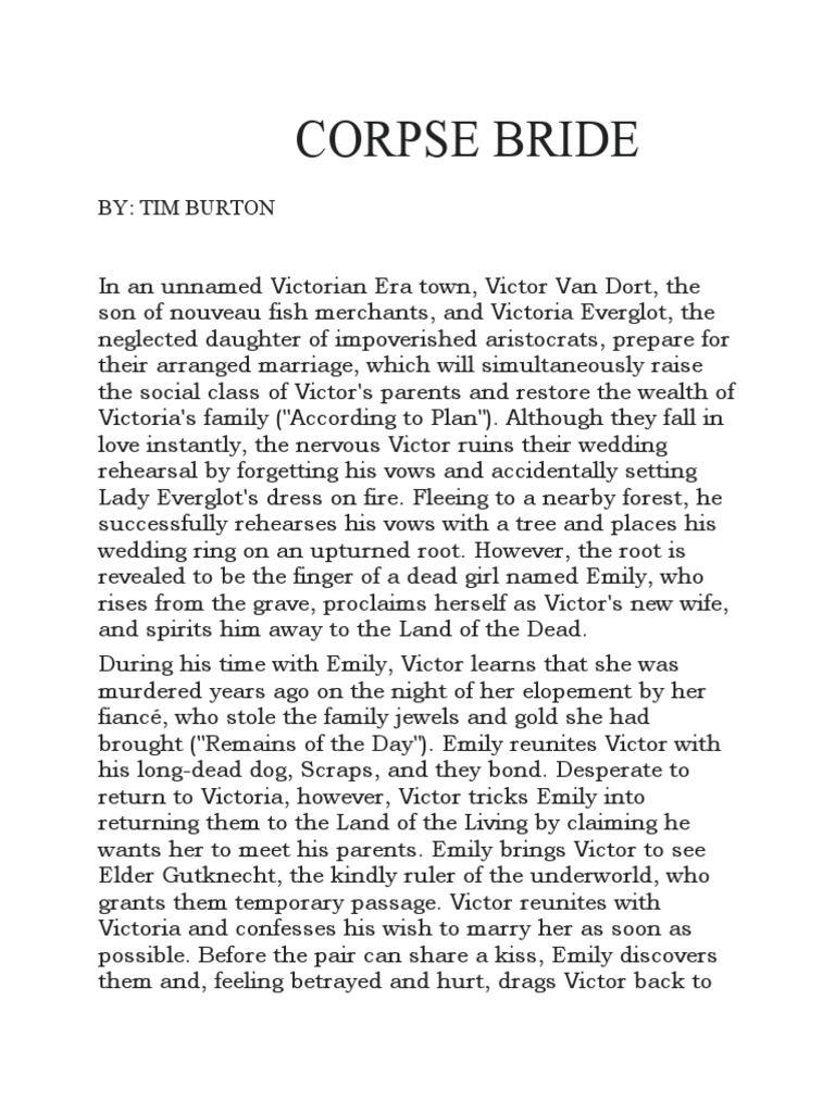Corpse Bride | PDF