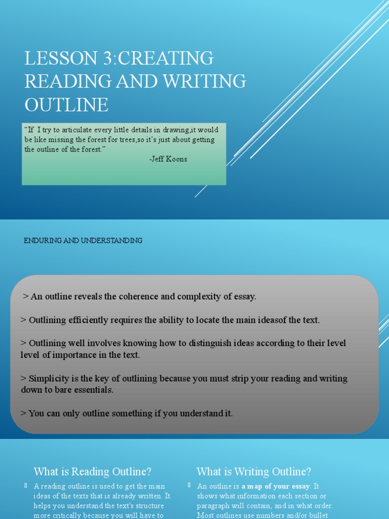 LESSON 3 Reading and Writing | PDF | Essays | Human Communication