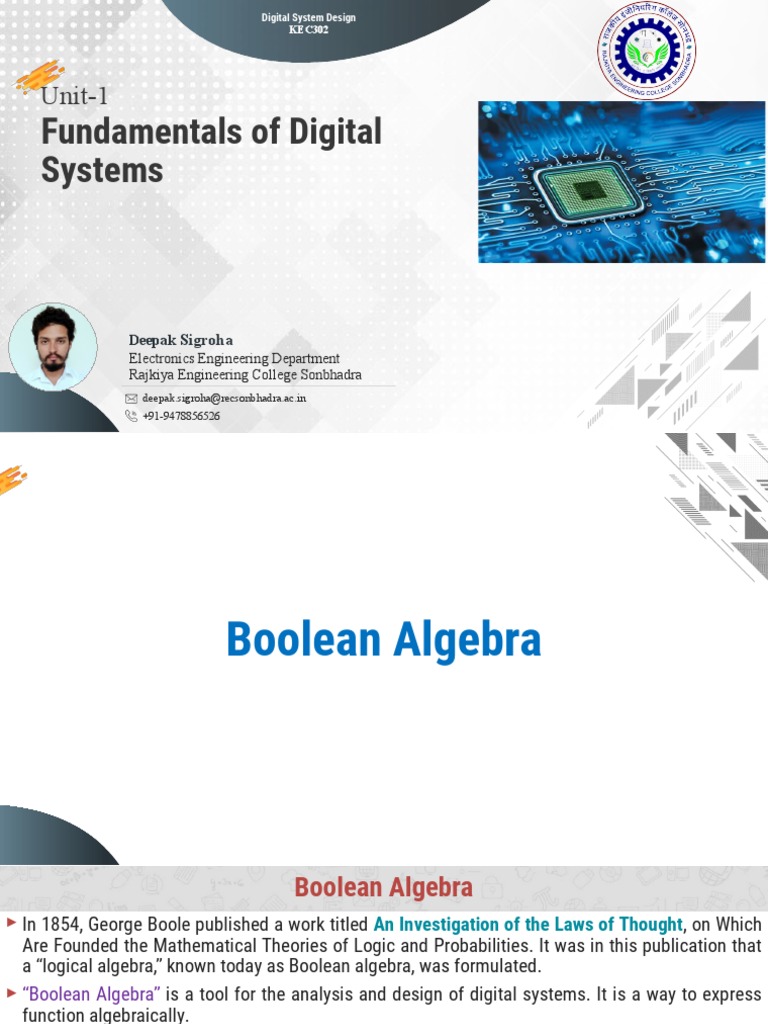 Boolean Algebra & Boolean Functions | Download Free PDF | Boolean Algebra | Teaching Mathematics