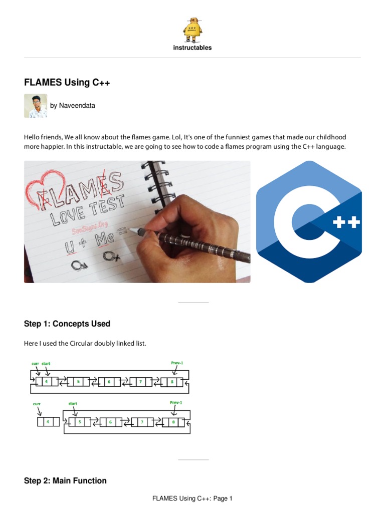 FLAMES Using C | PDF | Pointer (Computer Programming) | Algorithms And ... FLAMES Using C | PDF | Pointer (Computer Programming) | Algorithms And ...