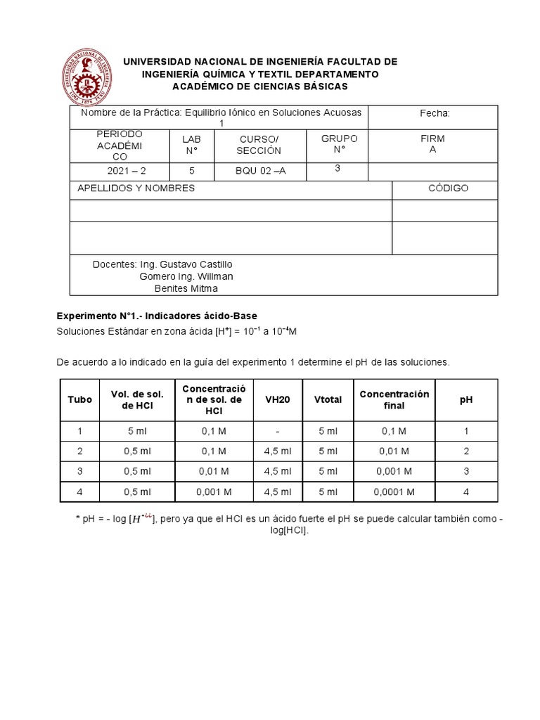 Reporte 5 | PDF | Ph | Valoración