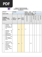 Grade 5 K-12 2nd Quarter Periodical Test With Answer Keys & TOS ...