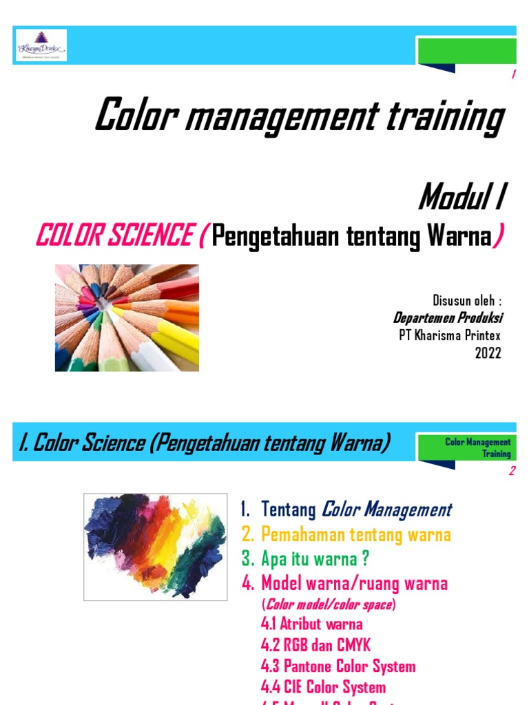 Modul 1 Science of Color - 2 PDF | PDF