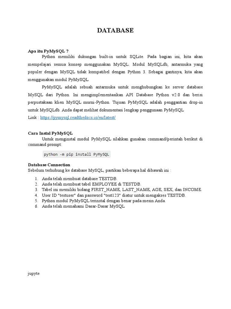 Modul Database | PDF