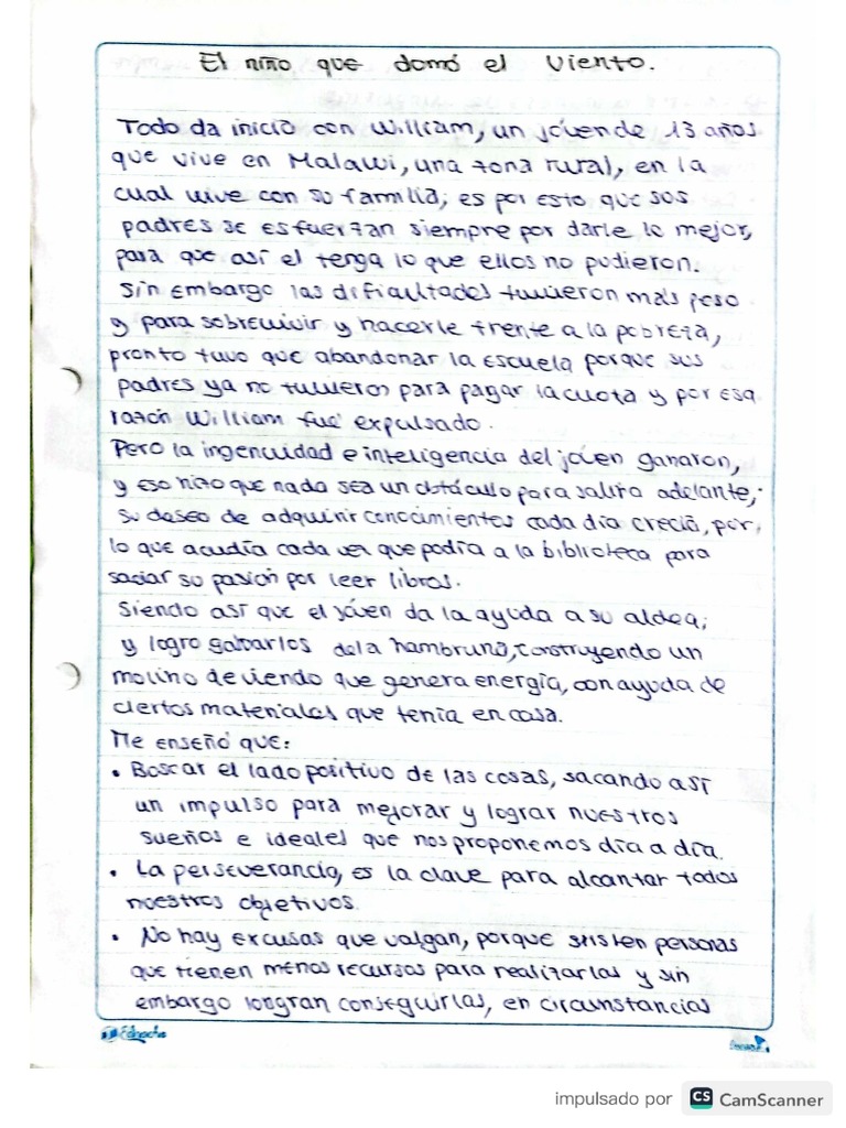El Niño Que Domó El Viento | PDF