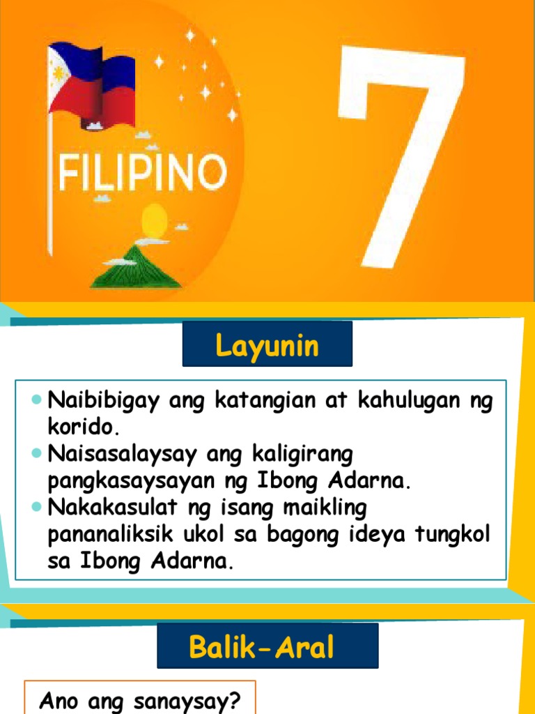 Aralin 15 - Kaligirang Pangkasaysayan NG Ibong Adarna | PDF