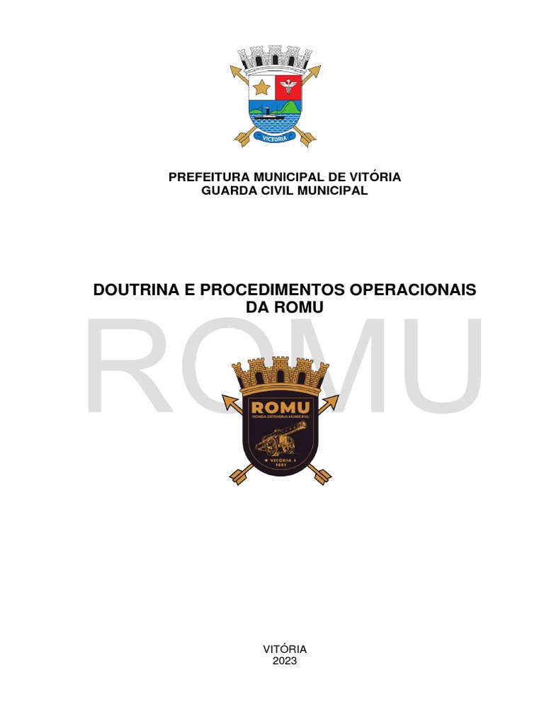 Doutrina da Abordagem da ROMU | PDF | Polícia | Estresse (Biologia)