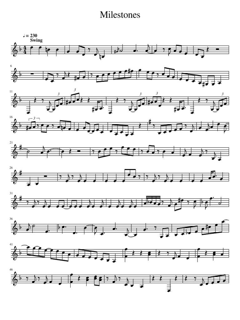 Milestones Solo | PDF