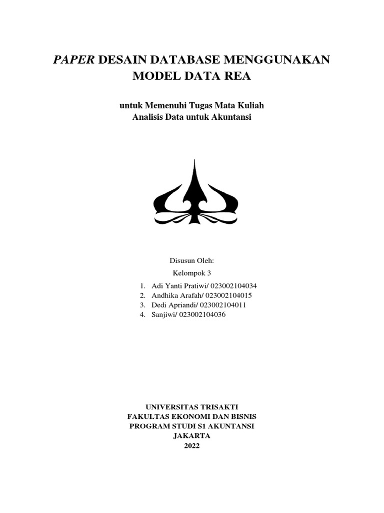 Database Desain REA | PDF