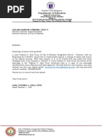 Sample Request Letter For Change of Status | PDF
