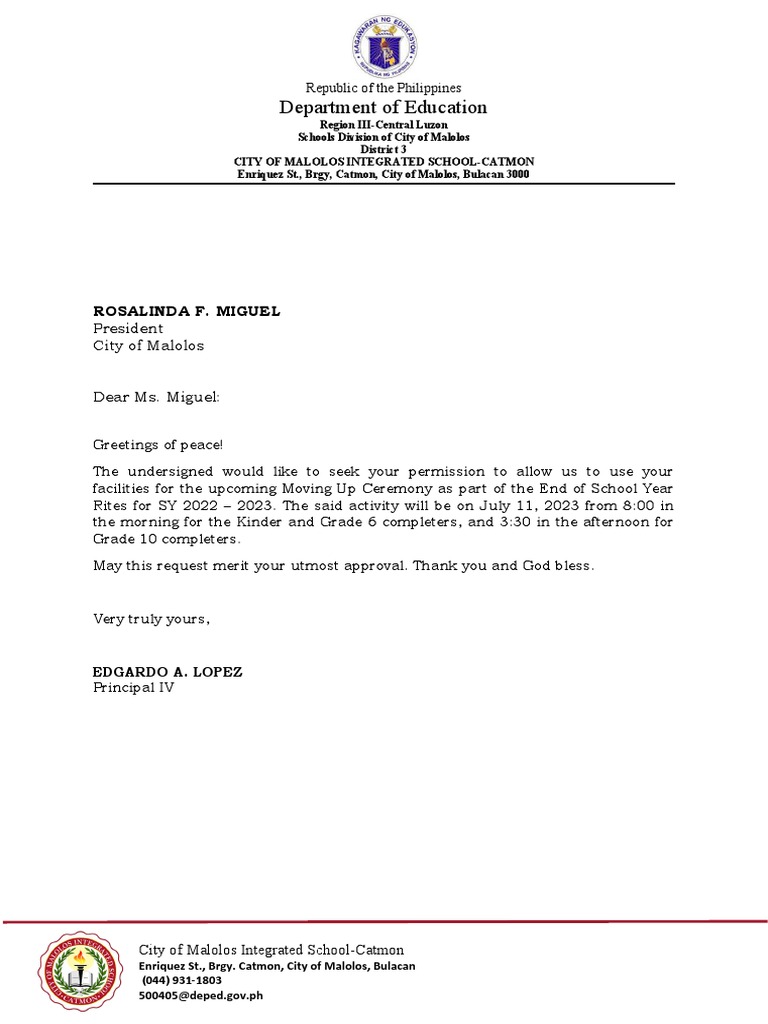 Letter To SDS Flexi Sched | PDF