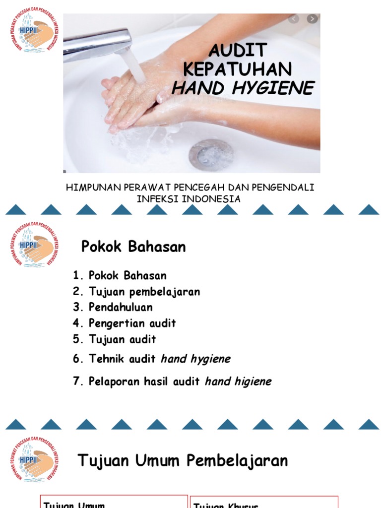 Audit Kepatuhan Hand Hygiene di RS | PDF