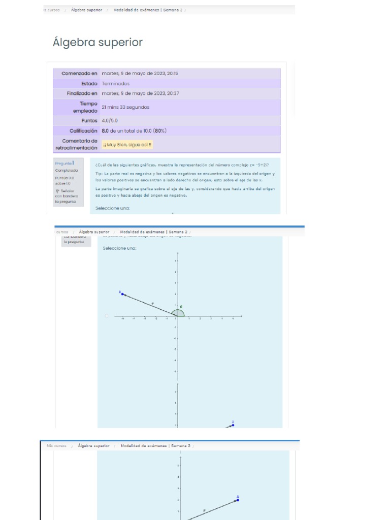 Examen Semana 2 Algebra Superior Utel | PDF