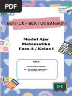 Modul Ajar Kelas 1 Matematika PJBL | PDF