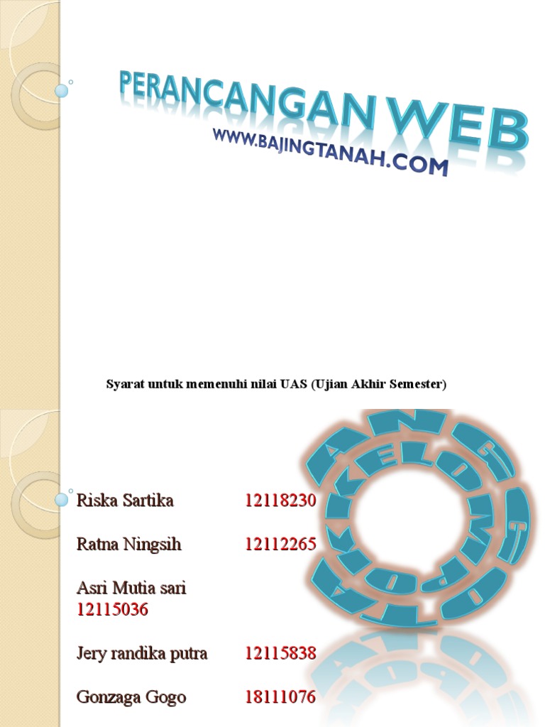 Rancangan Website E-Commerce Bajing Tanah | PDF | Bisnis | Teknologi ...