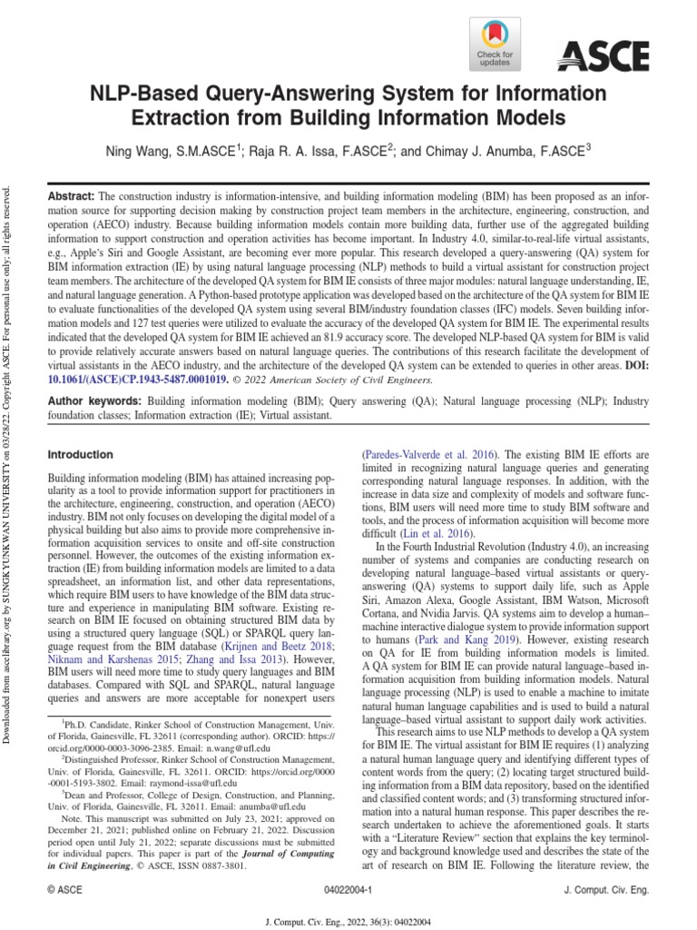 NLP-Based Query-Answering System For Information Extraction From ... NLP-Based Query-Answering System For Information Extraction From ...