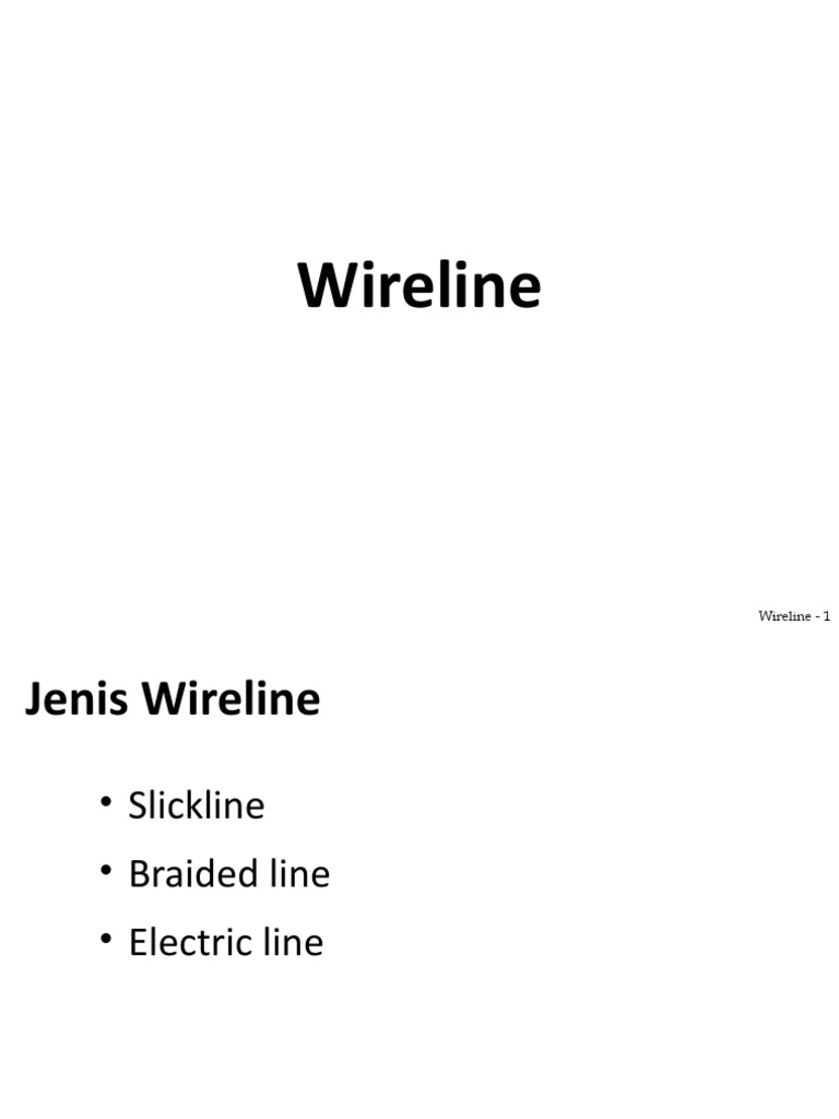 13 Wireline | PDF