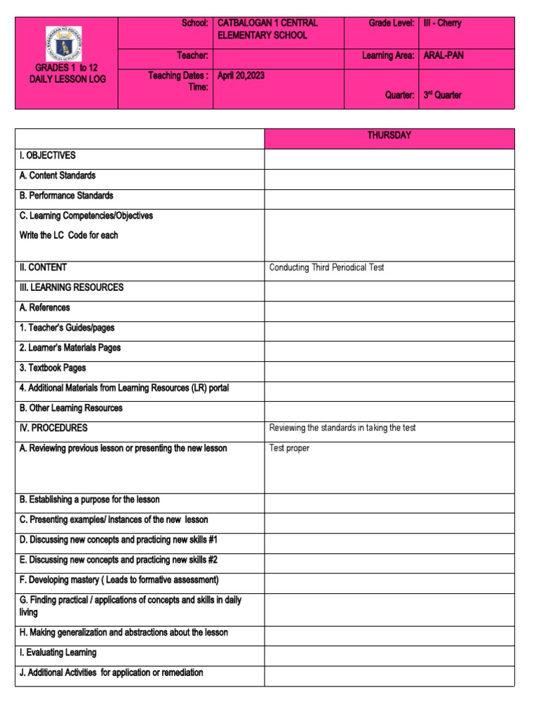 DLL in Ap Monday | PDF | Teachers | Communication