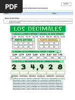 15 Representación Gráfica de Números Decimales | PDF