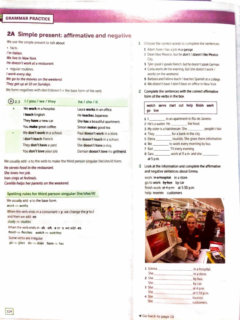 Simple Present | Download Free PDF | Human Communication | Syntax