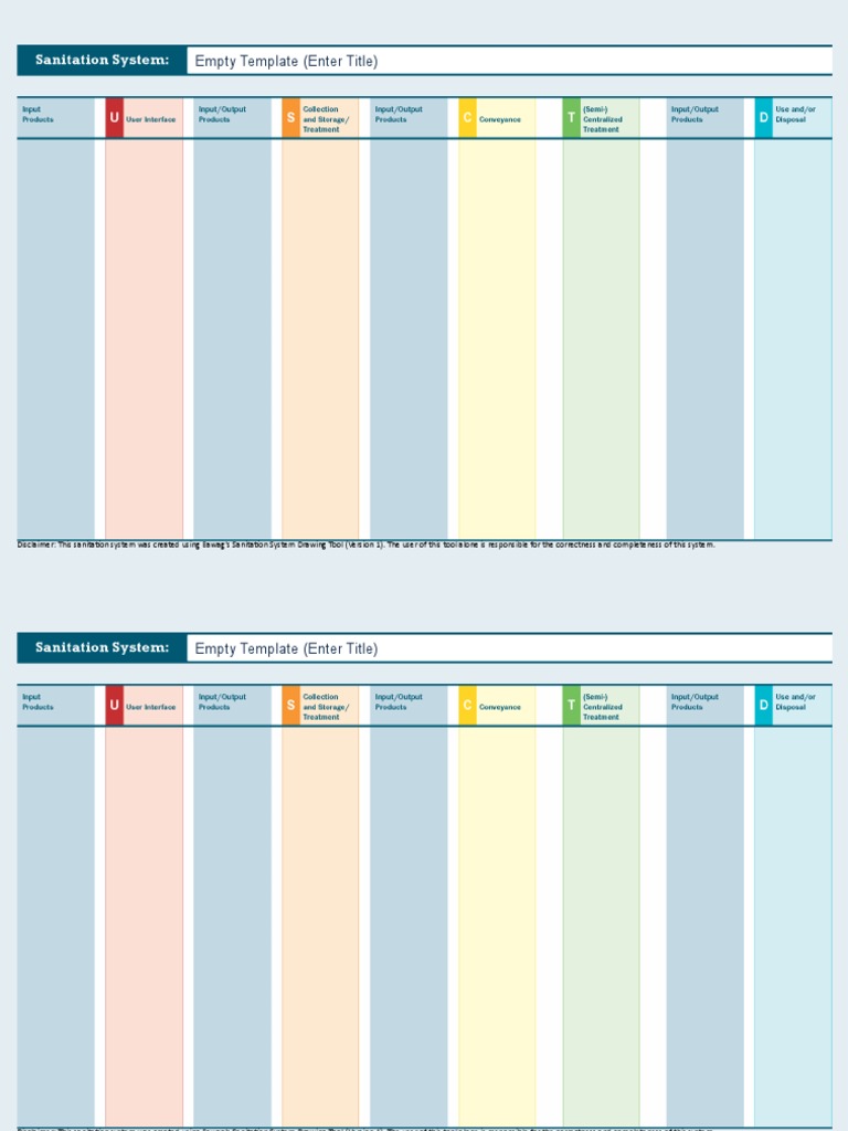 Sanitation System Drawing | PDF | Sanitation | Biogas