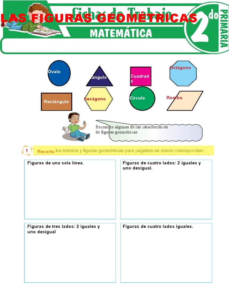 Las Figuras Geométricas para Segundo Grado de Primaria | PDF