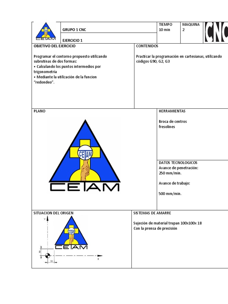 PRACTICA 1 CNC (1).docx | PDF