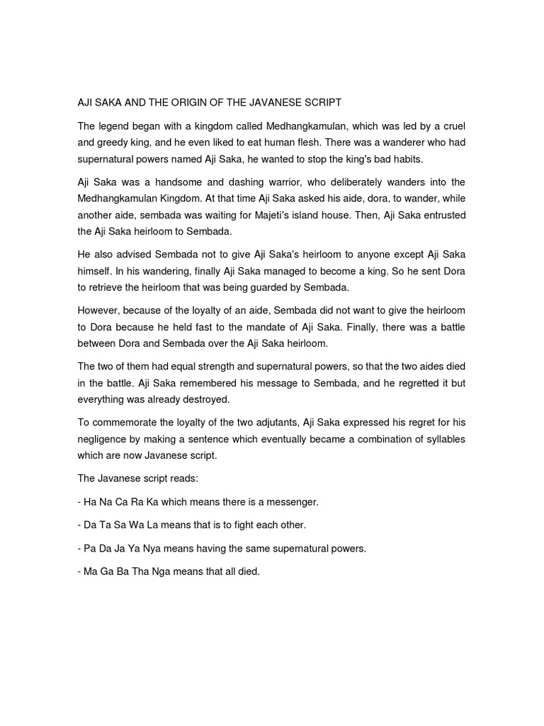 AJI SAKA (1) | PDF