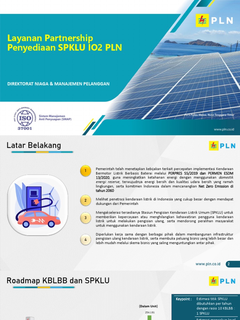 Update - 202208 - Layanan Partnership SPKLU IO2 - Eksternal | PDF