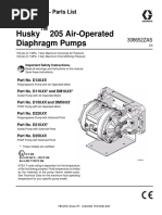 Manual Graco Husky 1050 | PDF | Pump | Valve