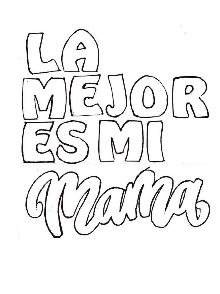 Letras Para Mama Pdf