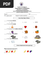 FIRST - Quarter Assessment | PDF