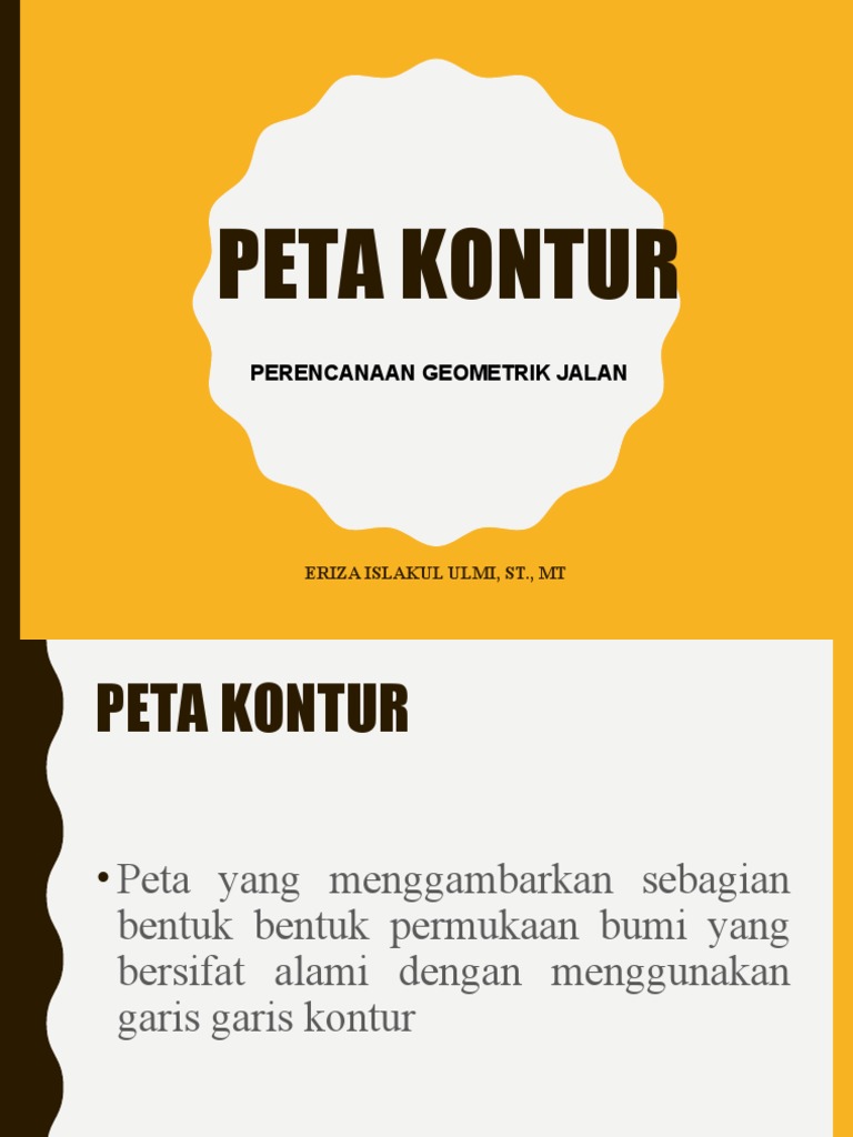 Peta Kontur | PDF