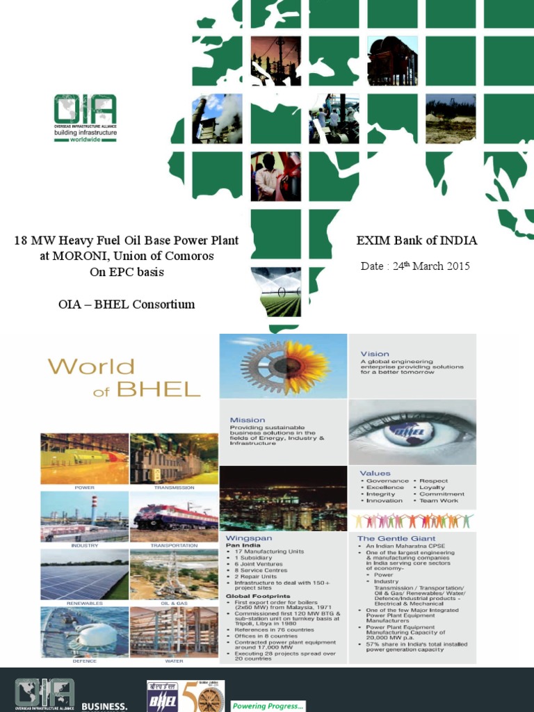 COMOROS J1 - EXIM Presentation - With BHEL Additions Rev 00 | PDF ...