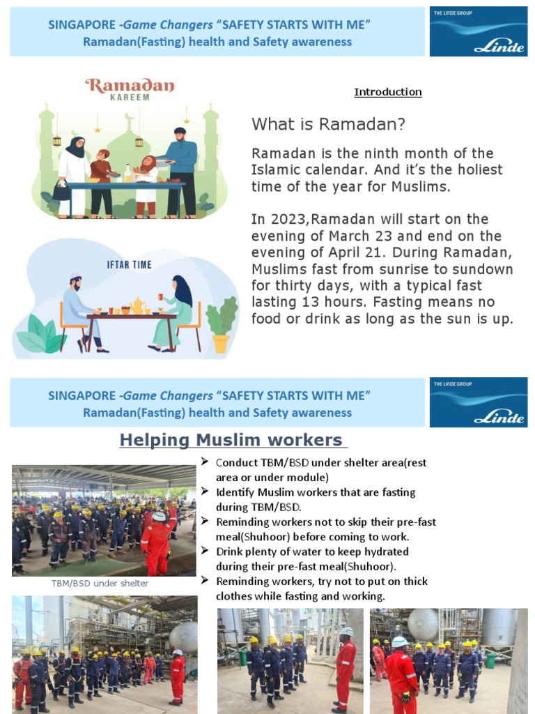Ramadan (Fasting) Health and Safety Awareness | PDF | Ramadan | Fasting