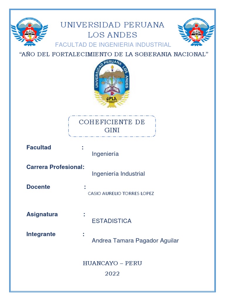 Definición de Coeficiente de Gini | Descargar gratis PDF | Coeficiente ...