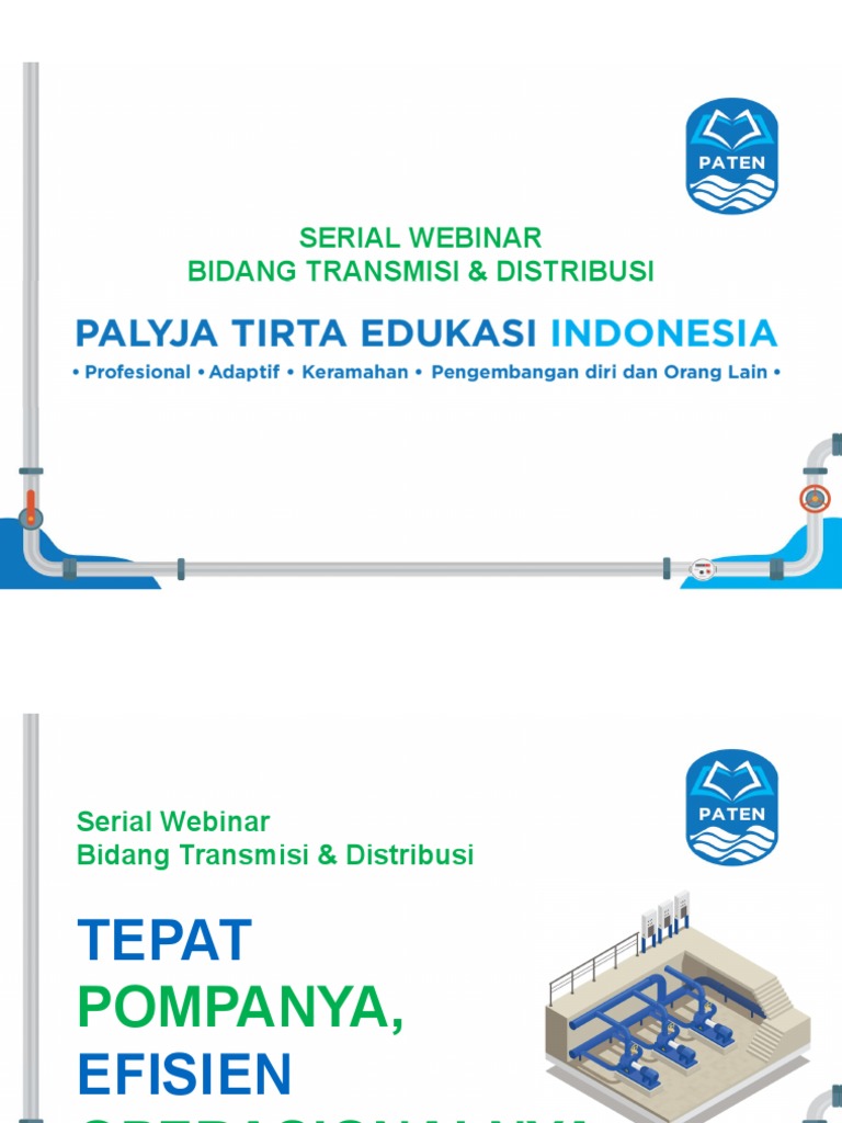 Modul Webinar (Tepat Pompanya, Efisien Operasionalnya) | PDF