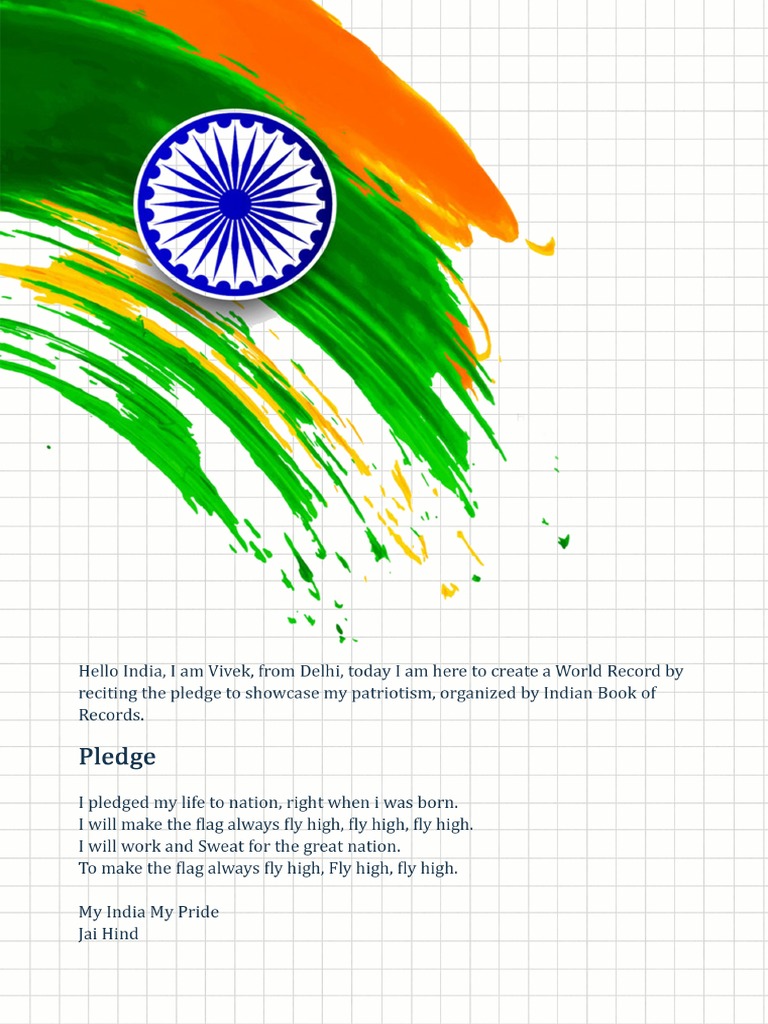 Republic Day Pledge PDF | PDF