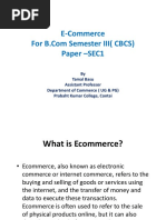 E Commerce Presentation | PDF | E Commerce | Sales