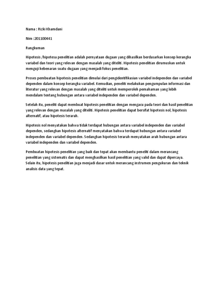 Tugas 9 Metopen | PDF