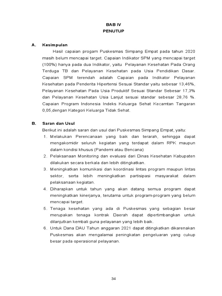 BAB IV PENUTUP Fix | PDF