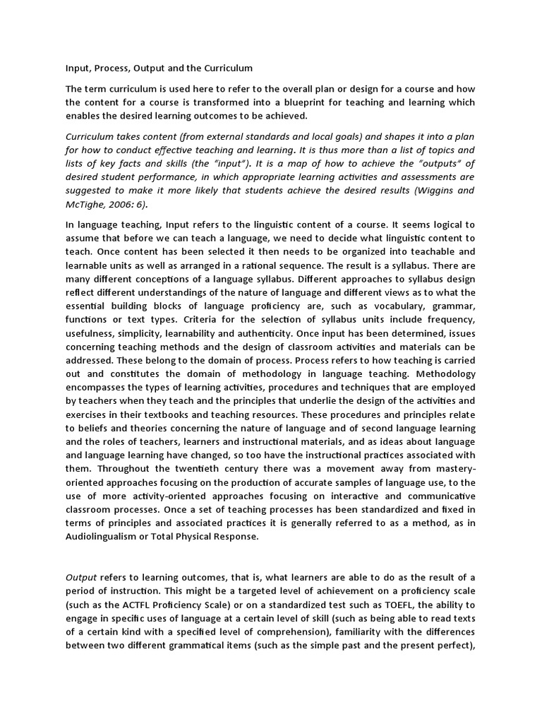 English Curiculum | PDF | Curriculum | Language Education