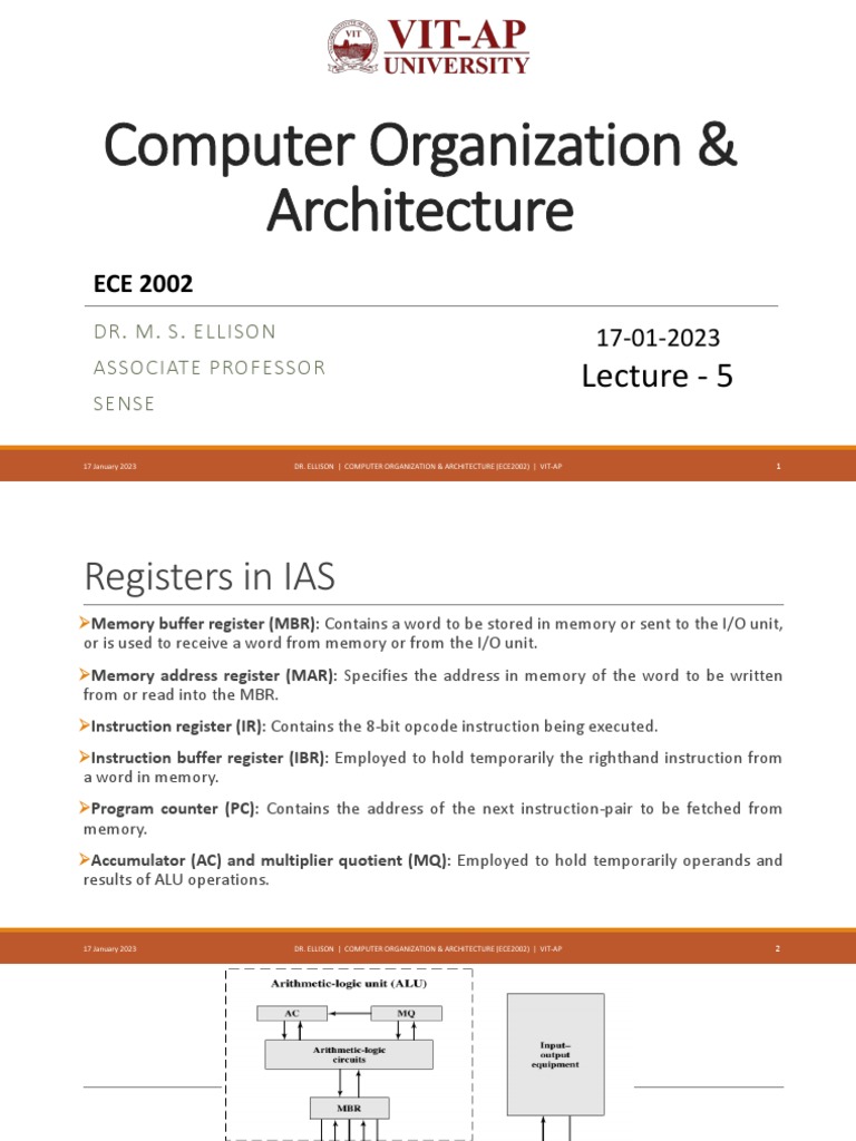 L5 17 Jan 2023 | PDF | Central Processing Unit | Computer Architecture