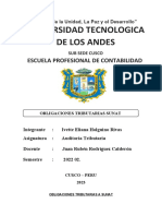 Triptico SAT-ANZ Ley de Tributos Edo. Anzoategui | PDF