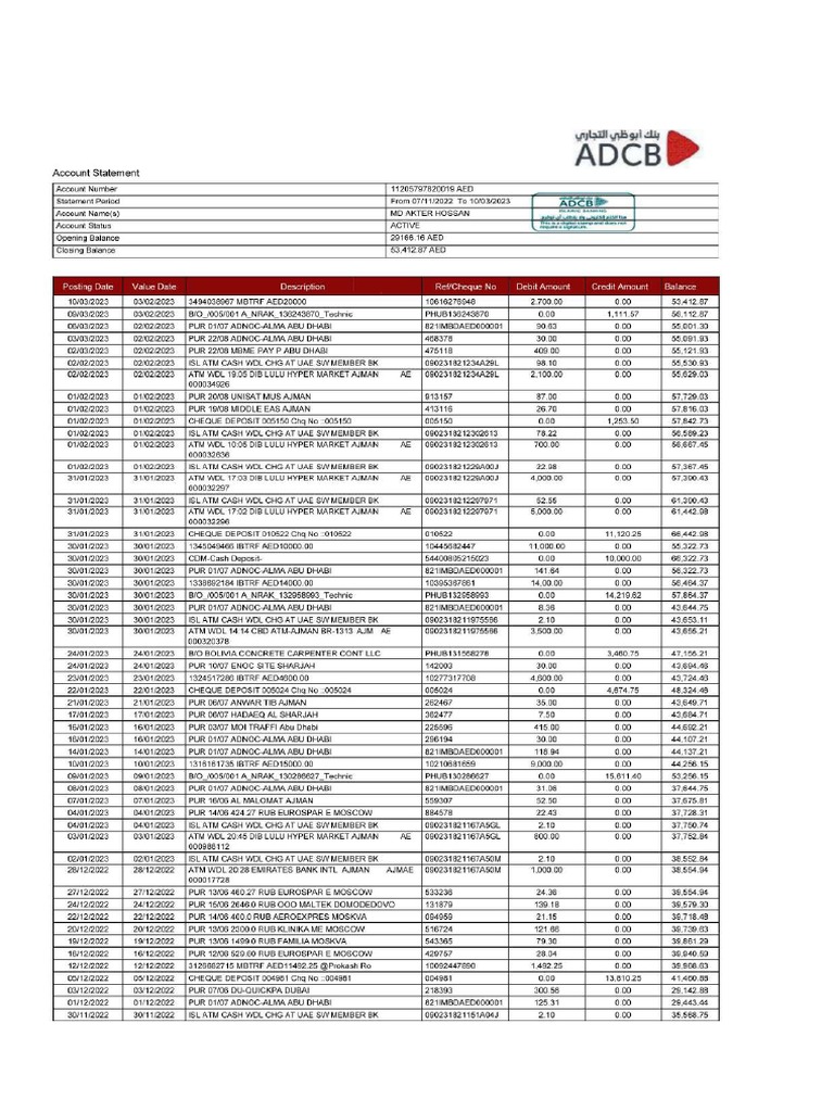 Account Statement1 | PDF