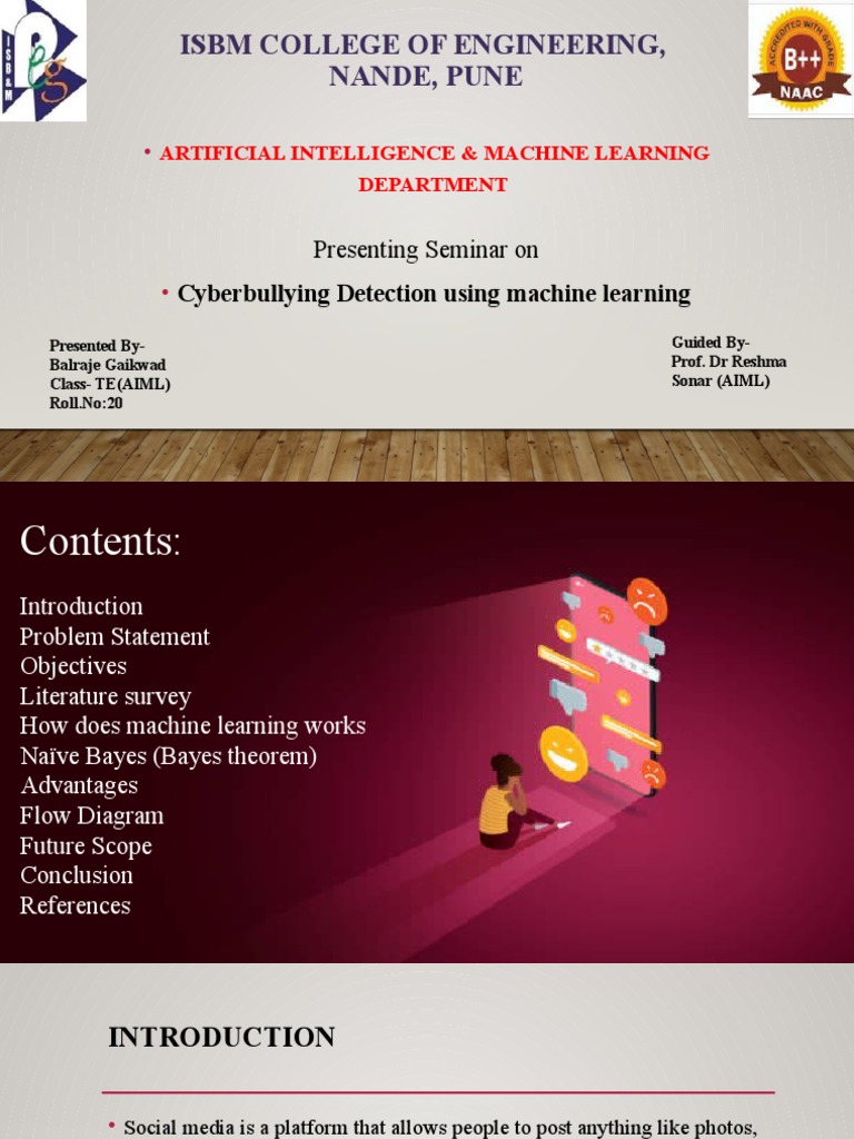 Cyberbullying Detection with ML Techniques | PDF | Machine Learning | Cyberbullying