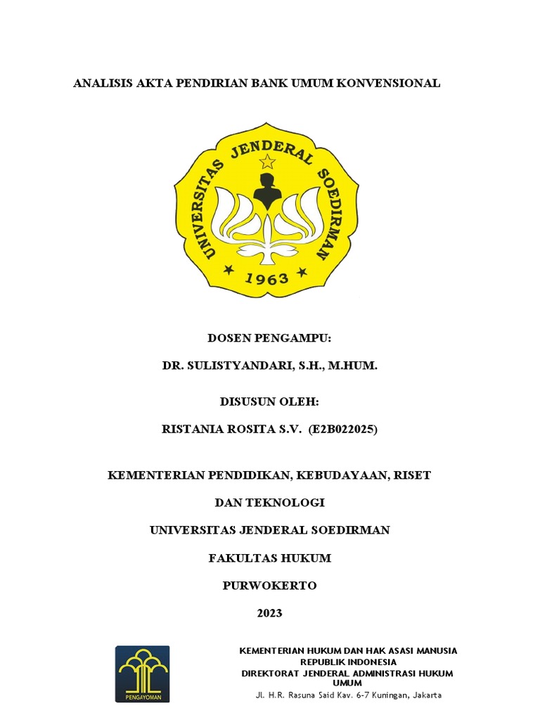 Analisis Akta Bank | PDF | Politik | Ilmu Sosial