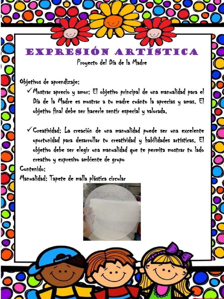 Proyecto Del Dia de La Madre PDF | PDF | Arte